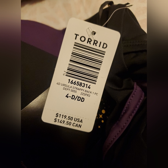 torrid | Swim | Disney The Little Mermaid Strappy Back Swimsuit Ursula ...